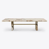 Pure White Lines Saint Laurent 300cm Dining Table – Ombra Lighting