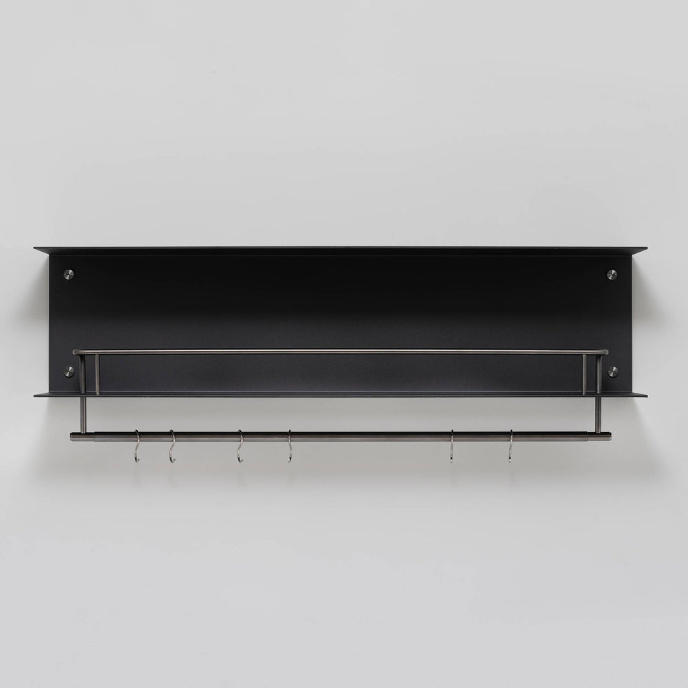 Buster & Punch - Kitchen Shelf Hanger - Without Logo - Black - Gun Met