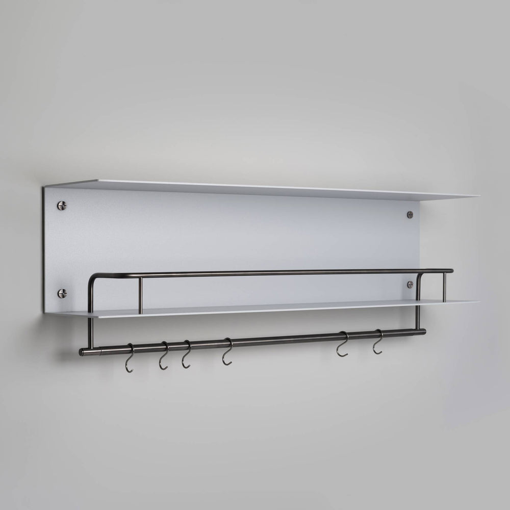 Buster & Punch - Kitchen Shelf Hanger - Without Logo - Stone - Gun Met